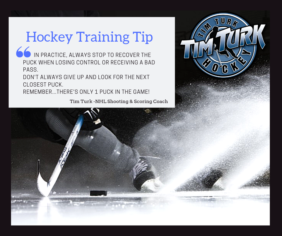 Hockey Training Tip - Recovering the Puck | Tim Turk Hockey
